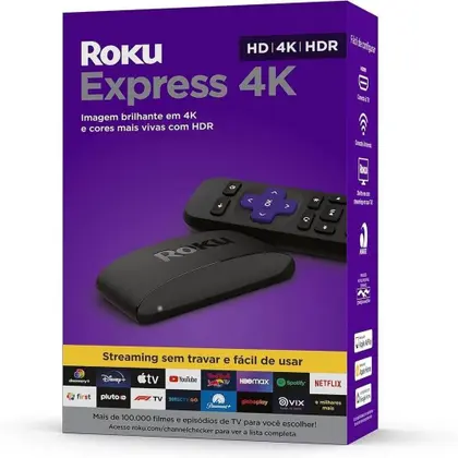Roku Express 4K Streaming player HD/4K/HDR - Streaming - Magazine Luiza
